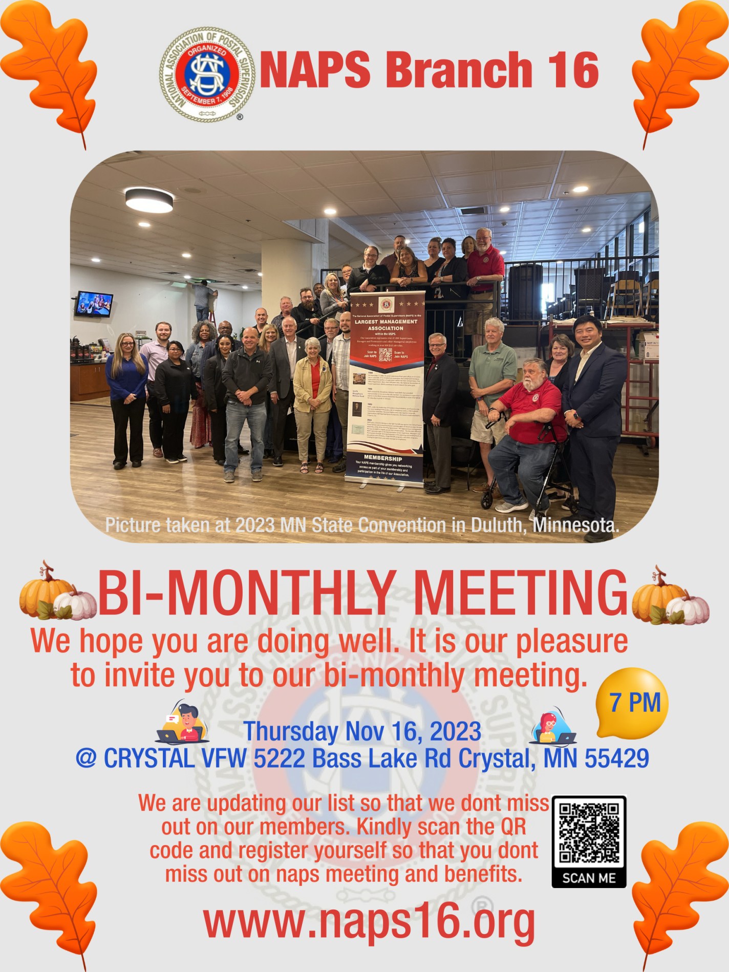 National Association of Postal Supervisor Branch 16 – NAPS 16